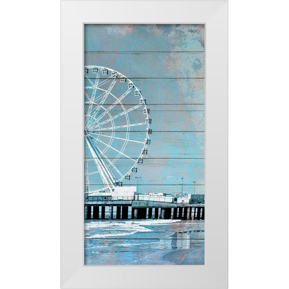 Kimberly, Allen 14x24 White Modern Wood Framed Museum Art Print Titled ...