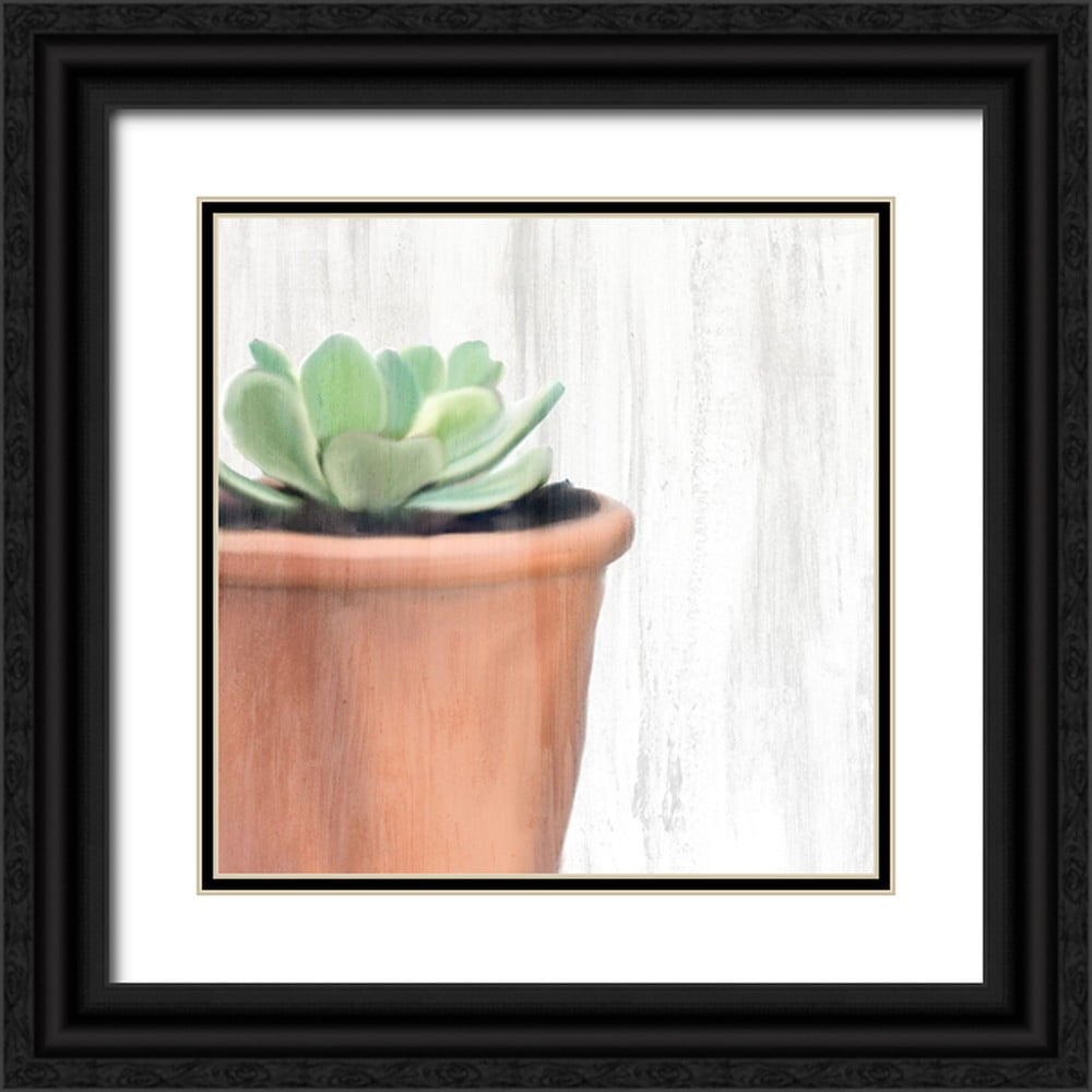 Kimberly, Allen 15x15 Black Ornate Wood Framed with Double Matting ...
