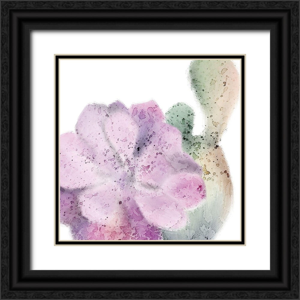 Kimberly, Allen 15x15 Black Ornate Wood Framed with Double Matting ...