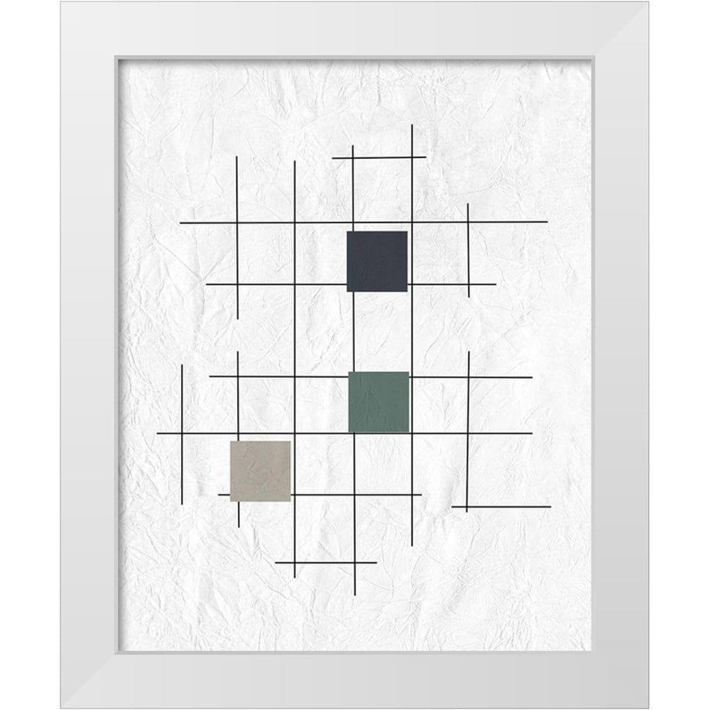 Kimberly, Allen 15x18 White Modern Wood Framed Museum Art Print Titled ...