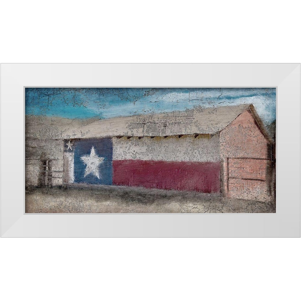 Kimberly, Allen 18x11 White Modern Wood Framed Museum Art Print Titled ...