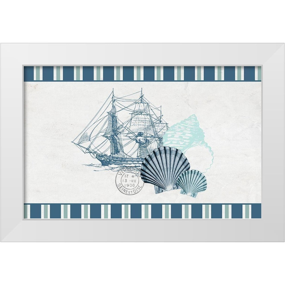 Kimberly, Allen 18x13 White Modern Wood Framed Museum Art Print Titled ...