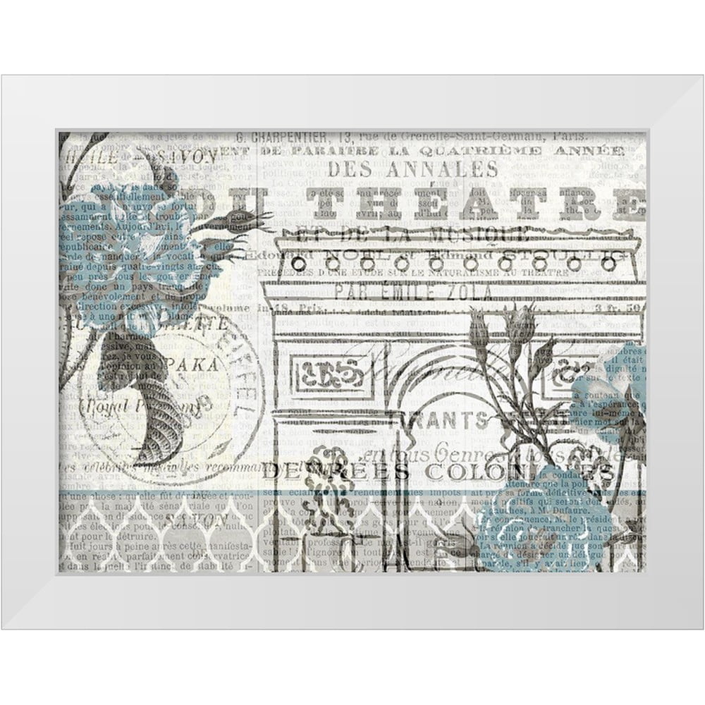 Kimberly, Allen 18x15 White Modern Wood Framed Museum Art Print Titled ...