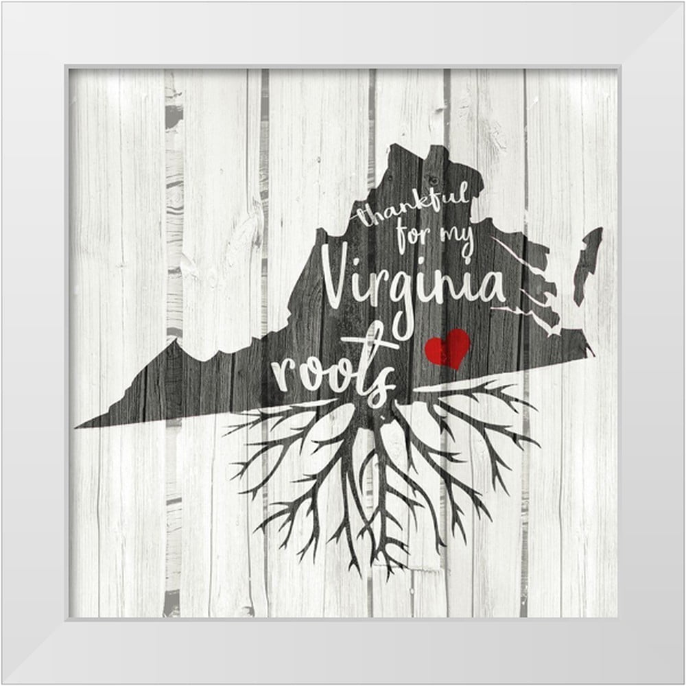 Kimberly, Allen 20x20 White Modern Wood Framed Museum Art Print Titled ...