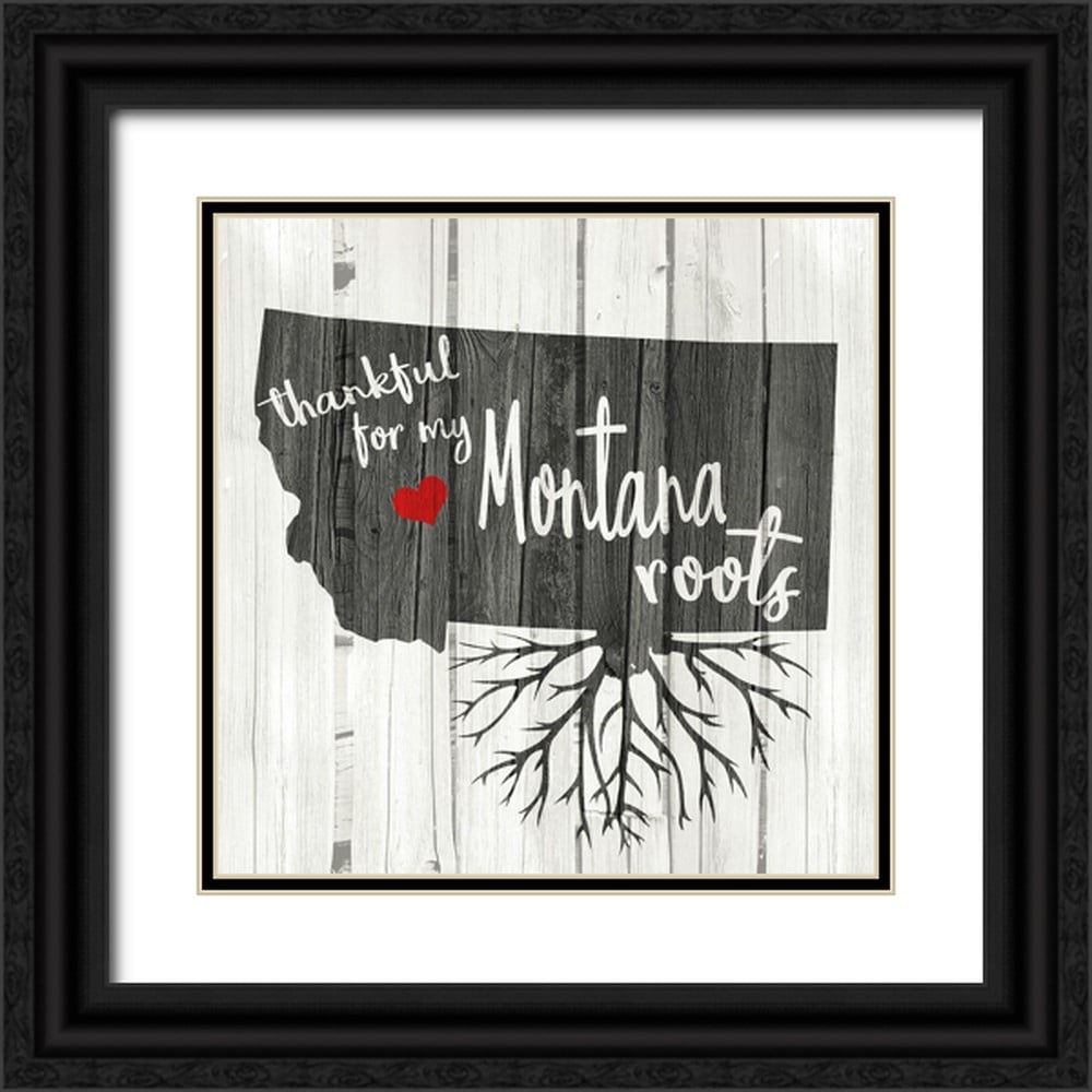 Kimberly, Allen 26x26 Black Ornate Wood Framed with Double Matting Museum Art Print Titled - MT ...