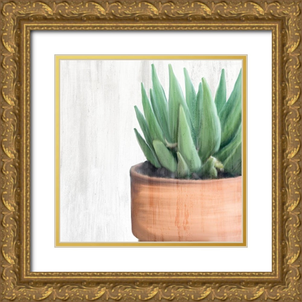 Kimberly, Allen 26x26 Gold Ornate Wood Framed with Double Matting ...