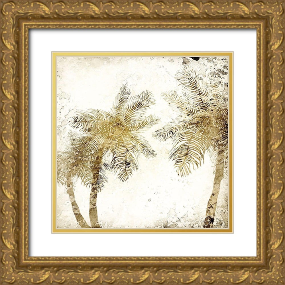 Kimberly, Allen 26x26 Gold Ornate Wood Framed with Double Matting ...