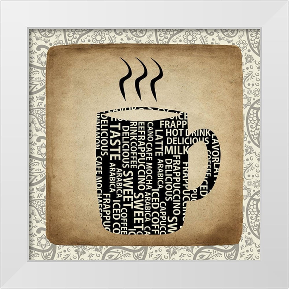 Kimberly, Allen 26x26 White Modern Wood Framed Museum Art Print Titled ...