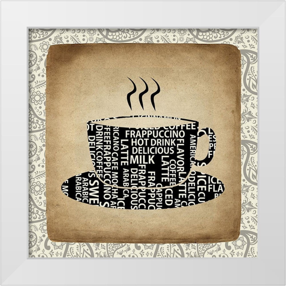 Kimberly, Allen 26x26 White Modern Wood Framed Museum Art Print Titled ...