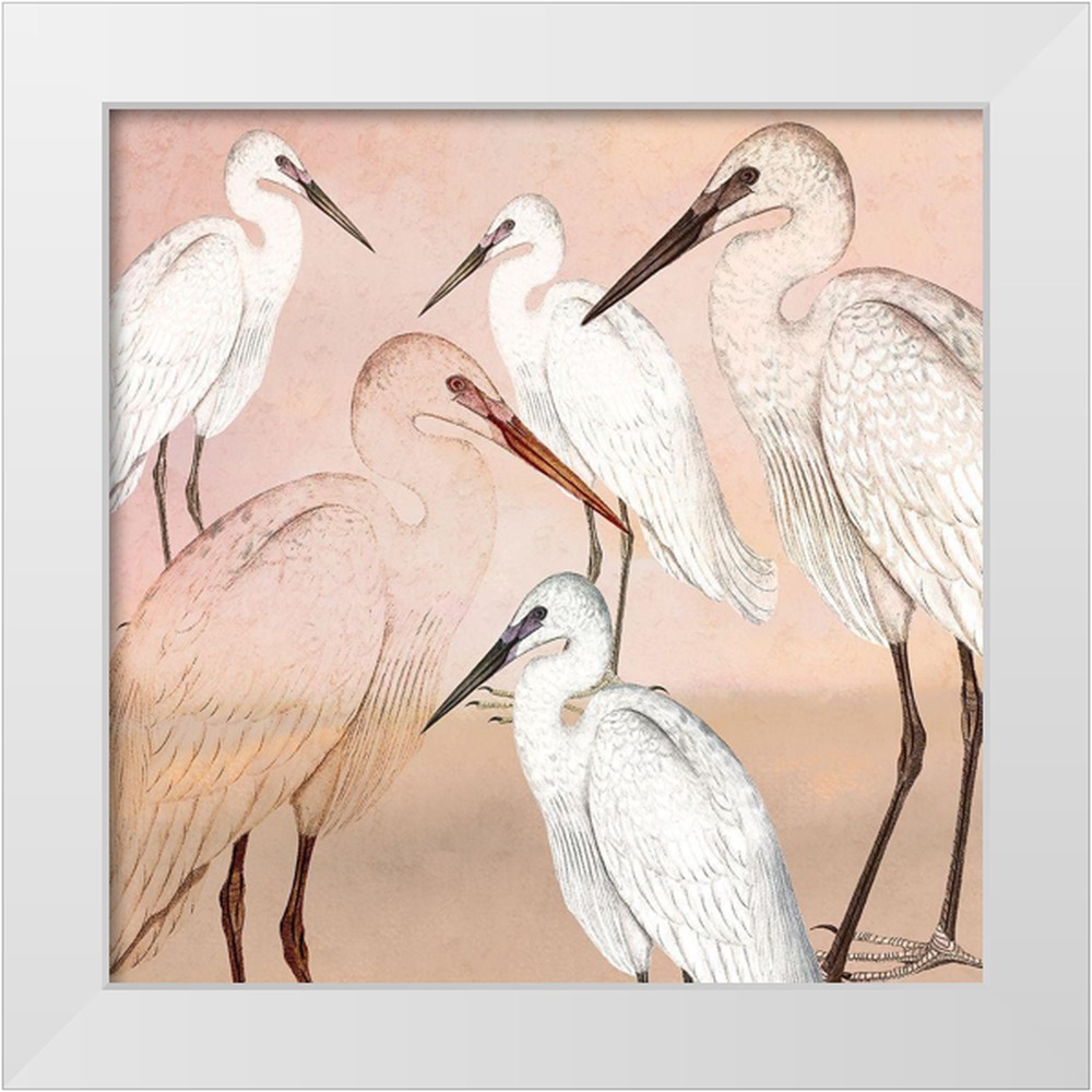 Kimberly, Allen 26x26 White Modern Wood Framed Museum Art Print Titled ...