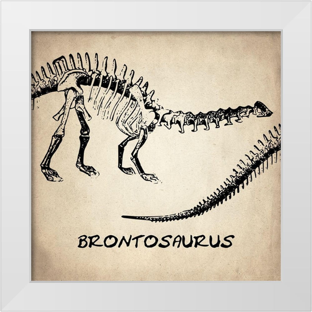 Kimberly, Allen 26x26 White Modern Wood Framed Museum Art Print Titled - Digging up Bones 2 ...