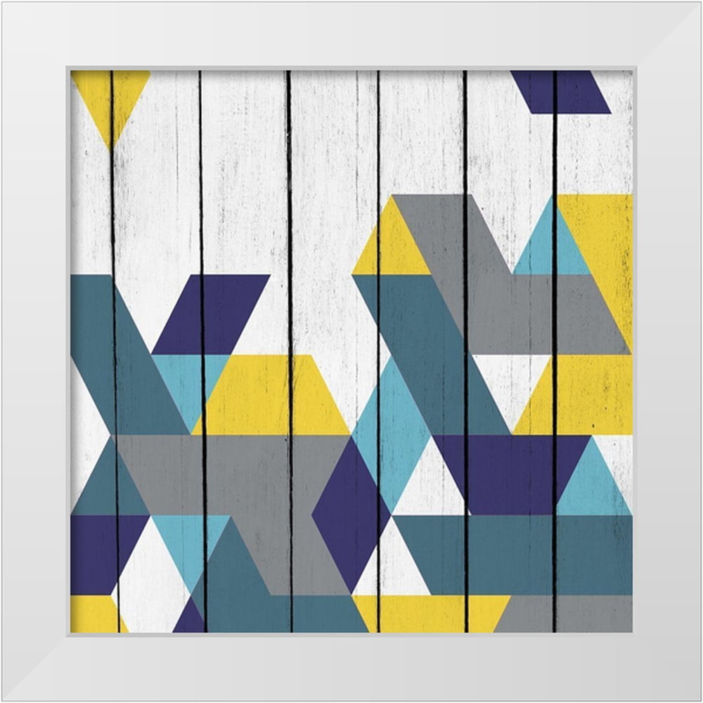 Kimberly, Allen 26x26 White Modern Wood Framed Museum Art Print Titled ...