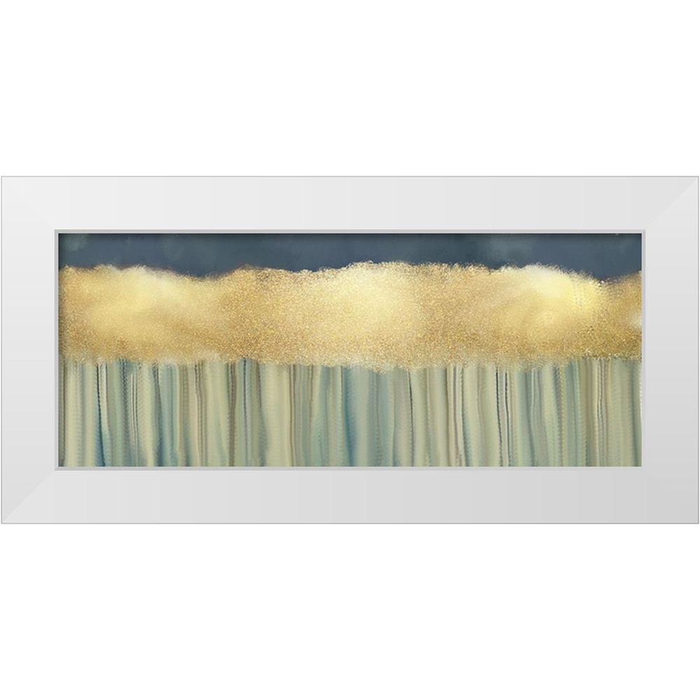 Kimberly, Allen 32x15 White Modern Wood Framed Museum Art Print Titled ...