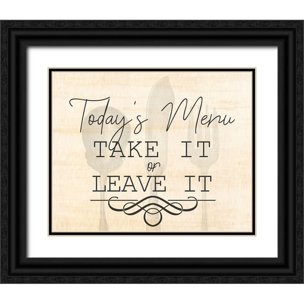 Kimberly, Allen 32x26 Black Ornate Wood Framed with Double Matting ...