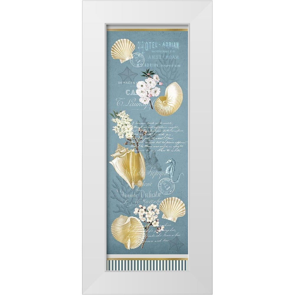 Kimberly, Allen 7x14 White Modern Wood Framed Museum Art Print Titled ...