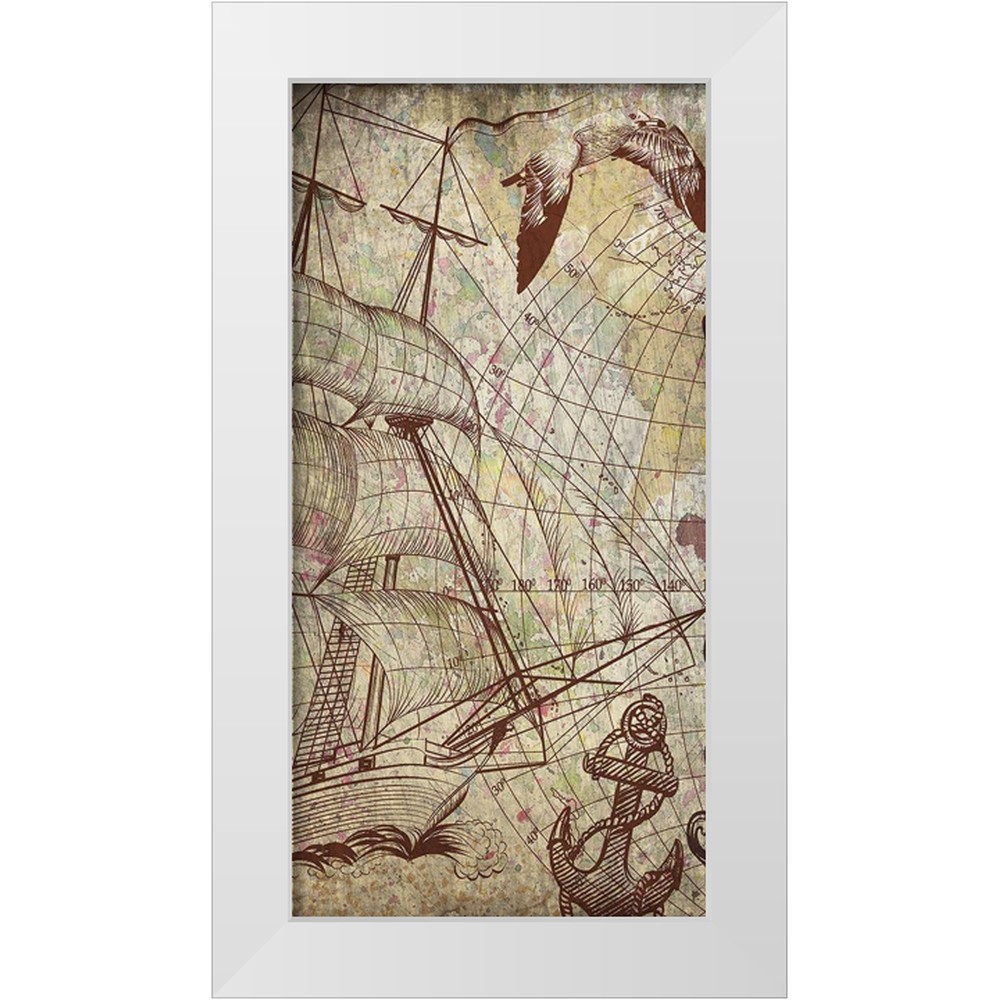 Kimberly, Allen 9x14 White Modern Wood Framed Museum Art Print Titled ...