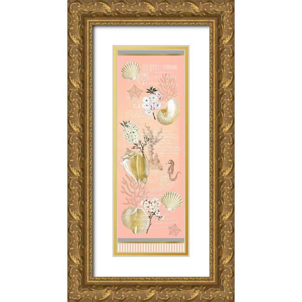 Kimberly, Allen 9x18 Gold Ornate Wood Framed with Double Matting Museum ...