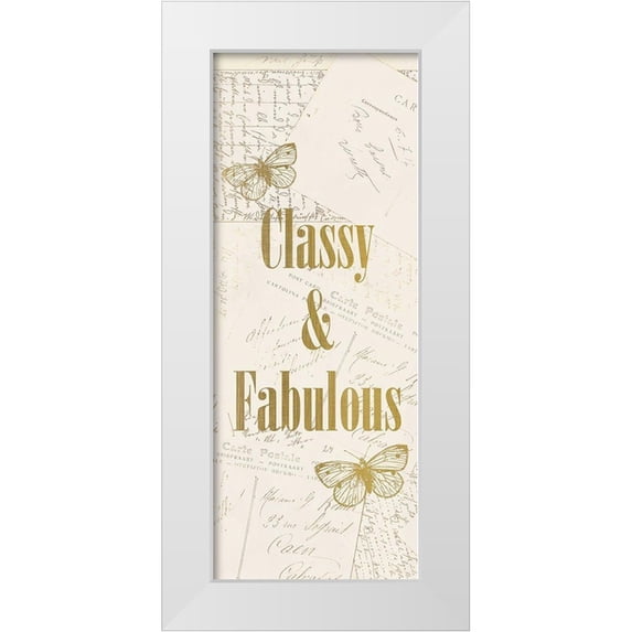 Kimberly, Allen 9x18 White Modern Wood Framed Museum Art Print Titled ...
