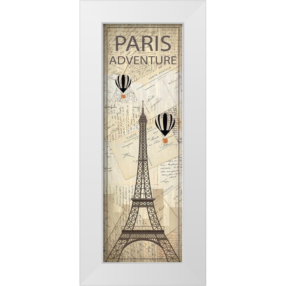 Kimberly, Allen 9x18 White Modern Wood Framed Museum Art Print Titled - Hello Travel 2 - Walmart.com