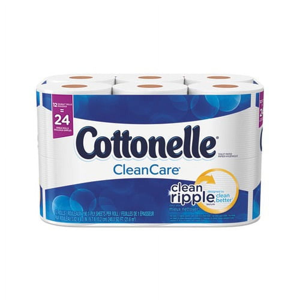 Kimberly-Clark Clean Care Bathroom Tissue Septic Safe, 1-Ply, White ...
