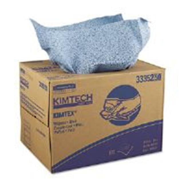 Kimberly-Clark KCC 33352 Kimtech Prep Kimtex Wipers- Blue - Walmart.com