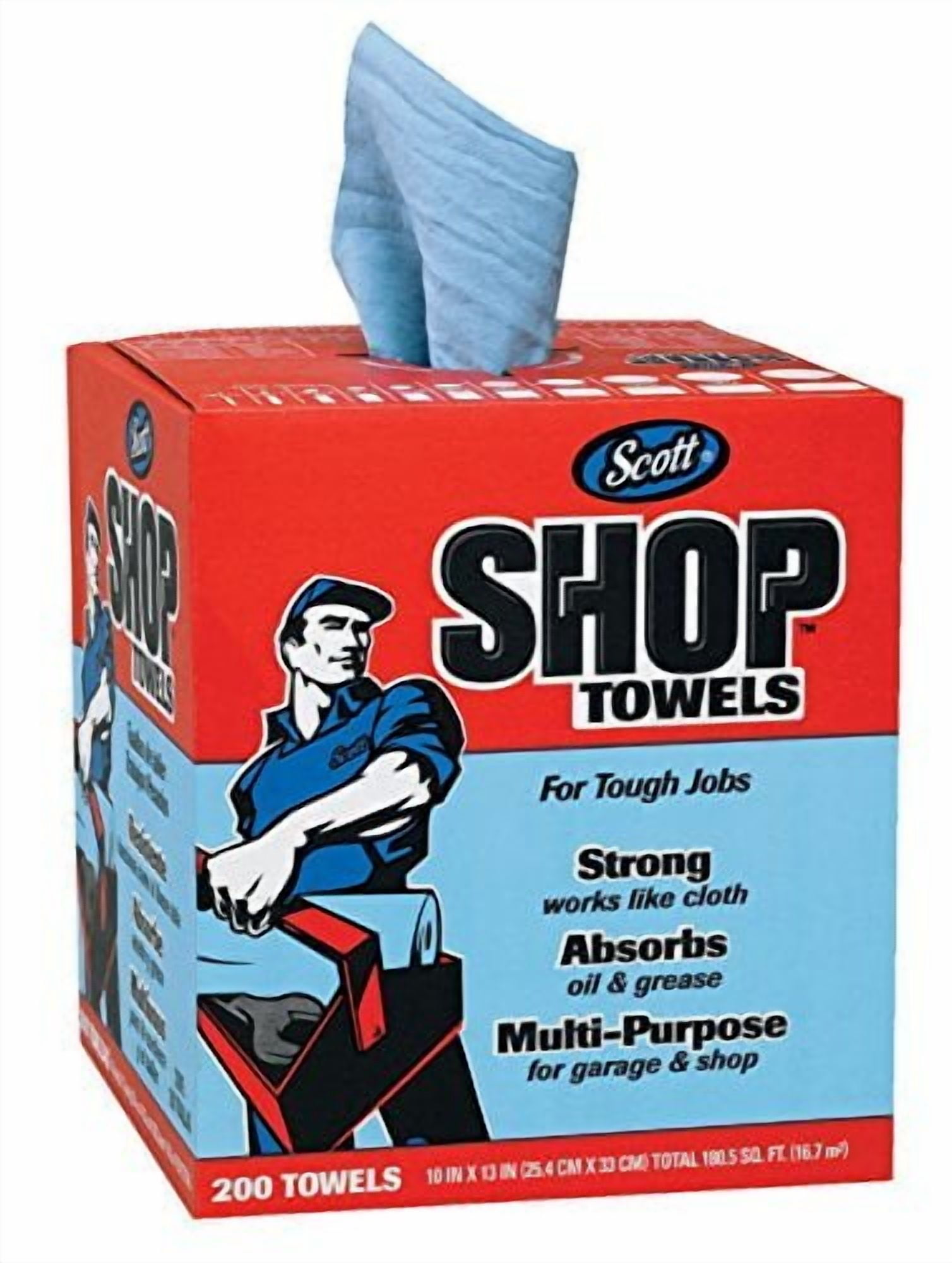 Kimberly-Clark Professional 75190 Scott Shop Towels, Pop-Up Box with ...