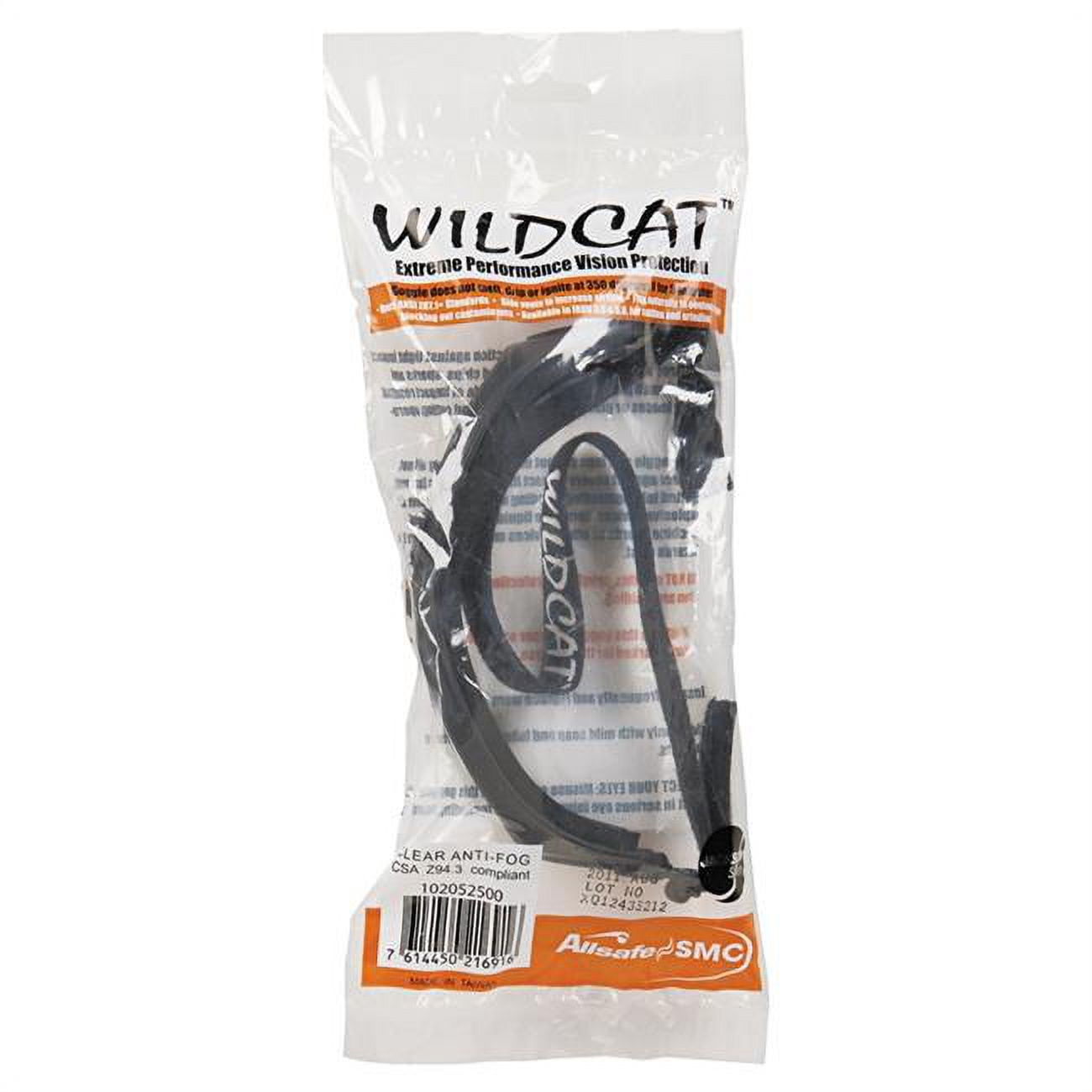 Kimberly-Clark Professional V80 Wildcat Goggles, Clear And Black ...