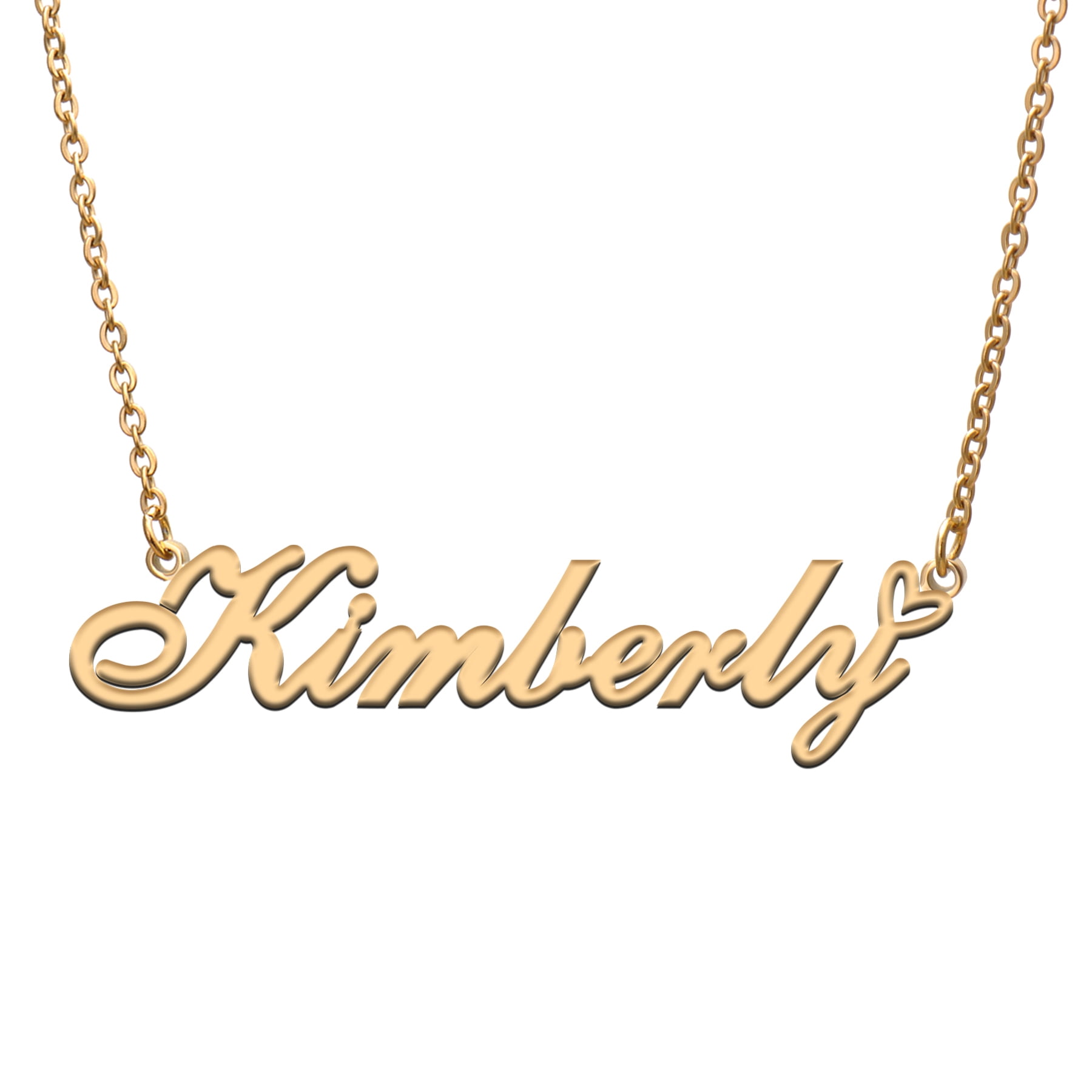 Kimberly Custom Name Necklace Customized Personalized Plated Name ...