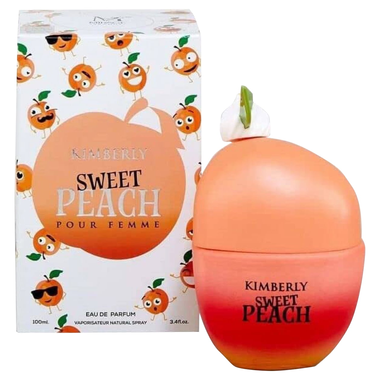 Kimberly Sweet Peach Eau de Parfum Perfume for Women, 3.4 fl oz Spray ...
