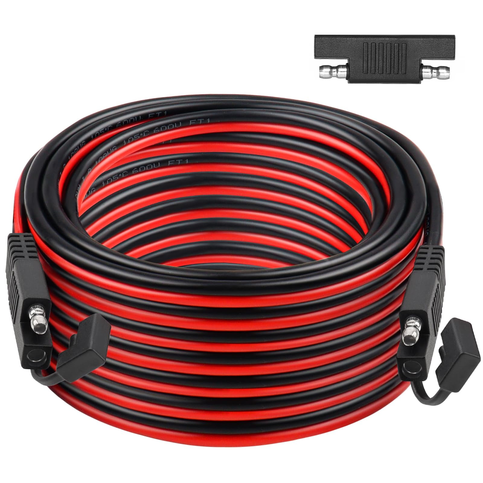 Kimbluth SAE Extension Cable 10AWG 50FT Quick Disconnect Tinned Copper ...