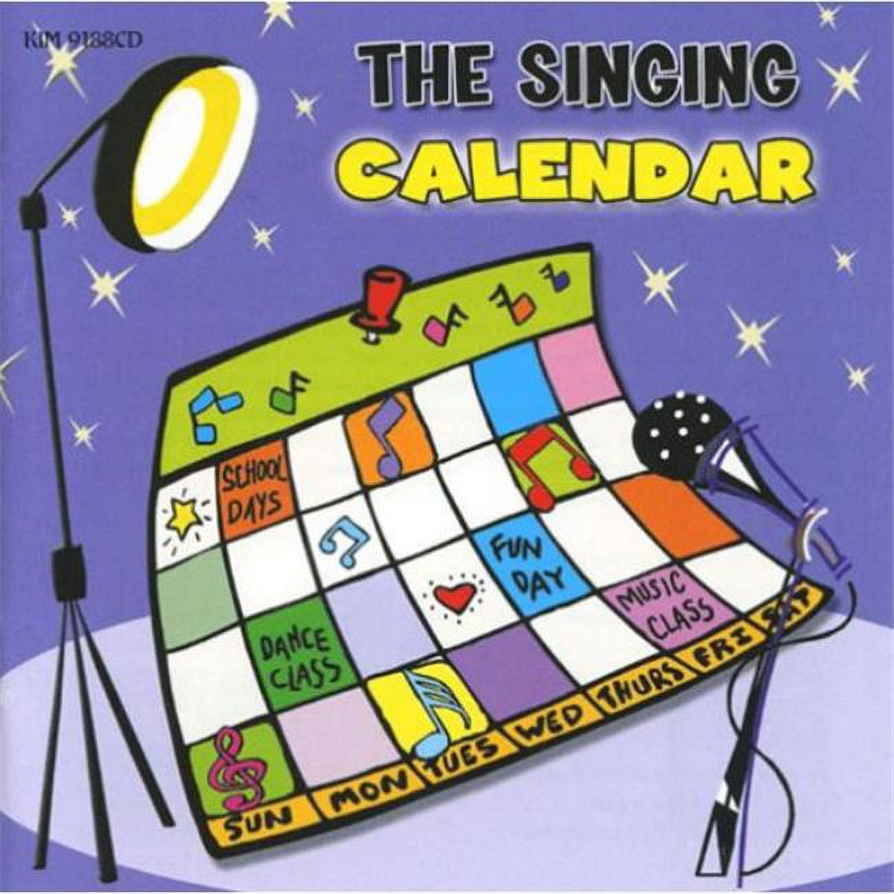 Kimbo Educational KIM9188CD The Singing Calendar Song CD for PK to 1st ...