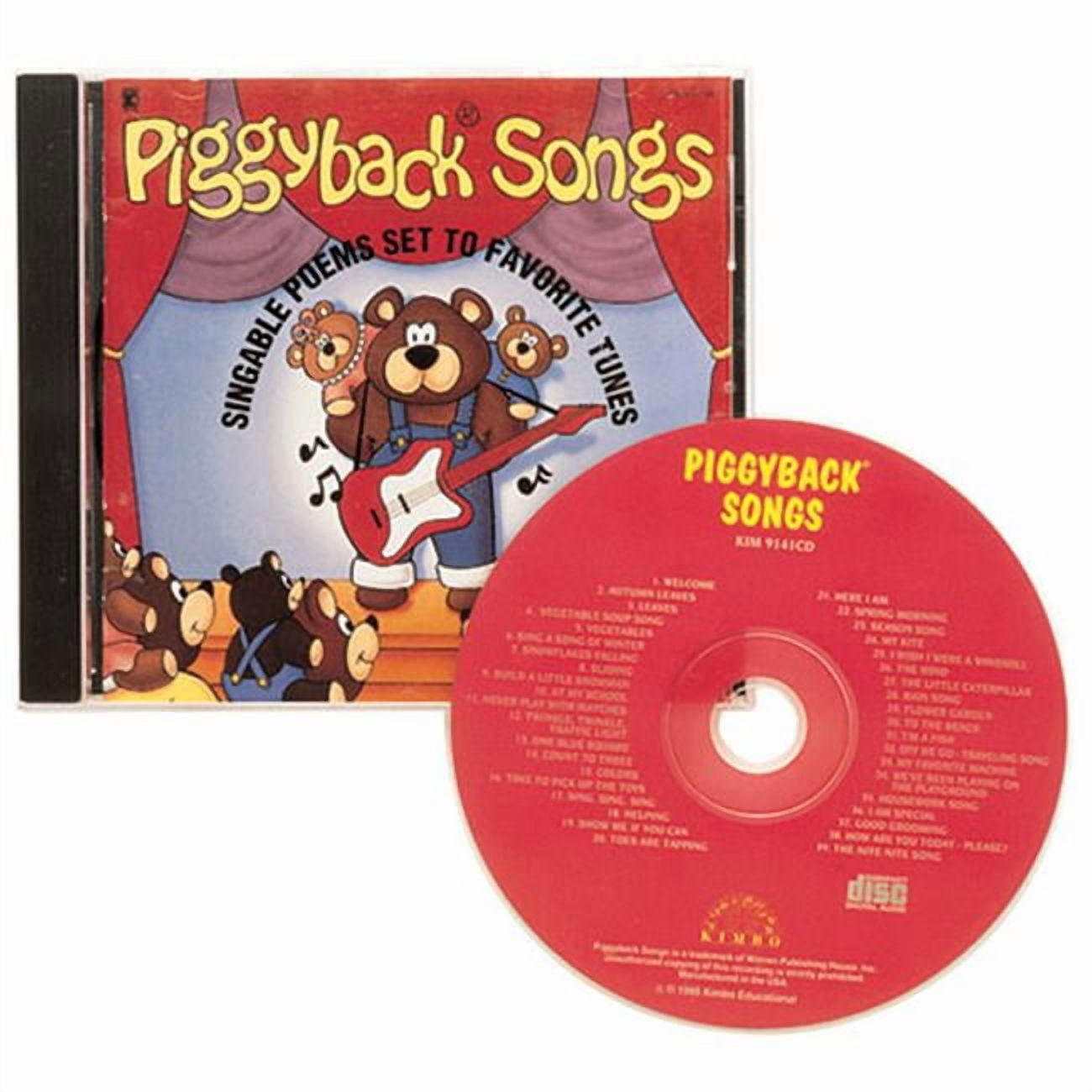 Kimbo Educational Kim9141Cd Piggyback Songs Cd - Walmart.com