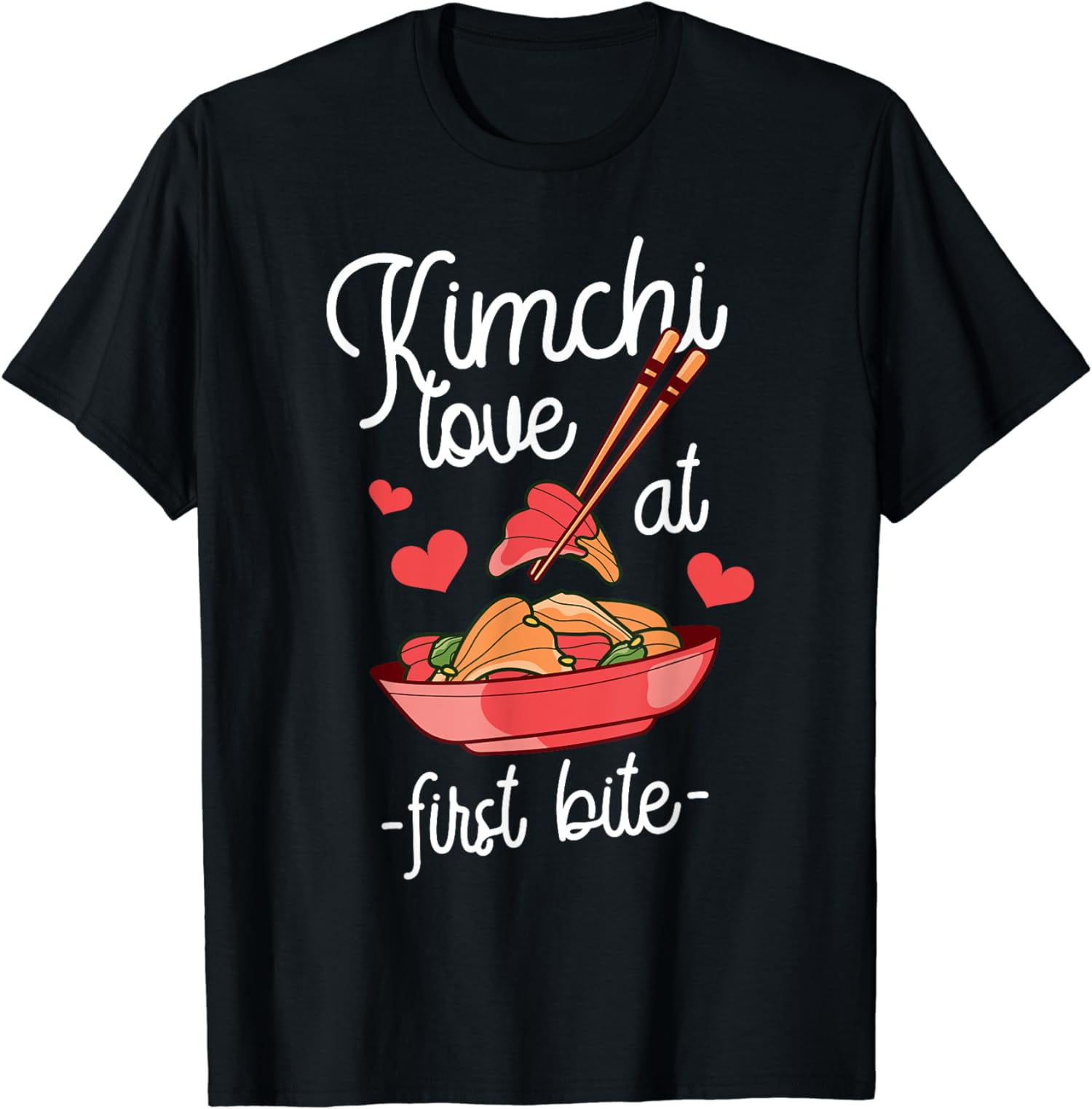 Kimchi Love At First bite Korean Kimchi T-Shirt - Walmart.com
