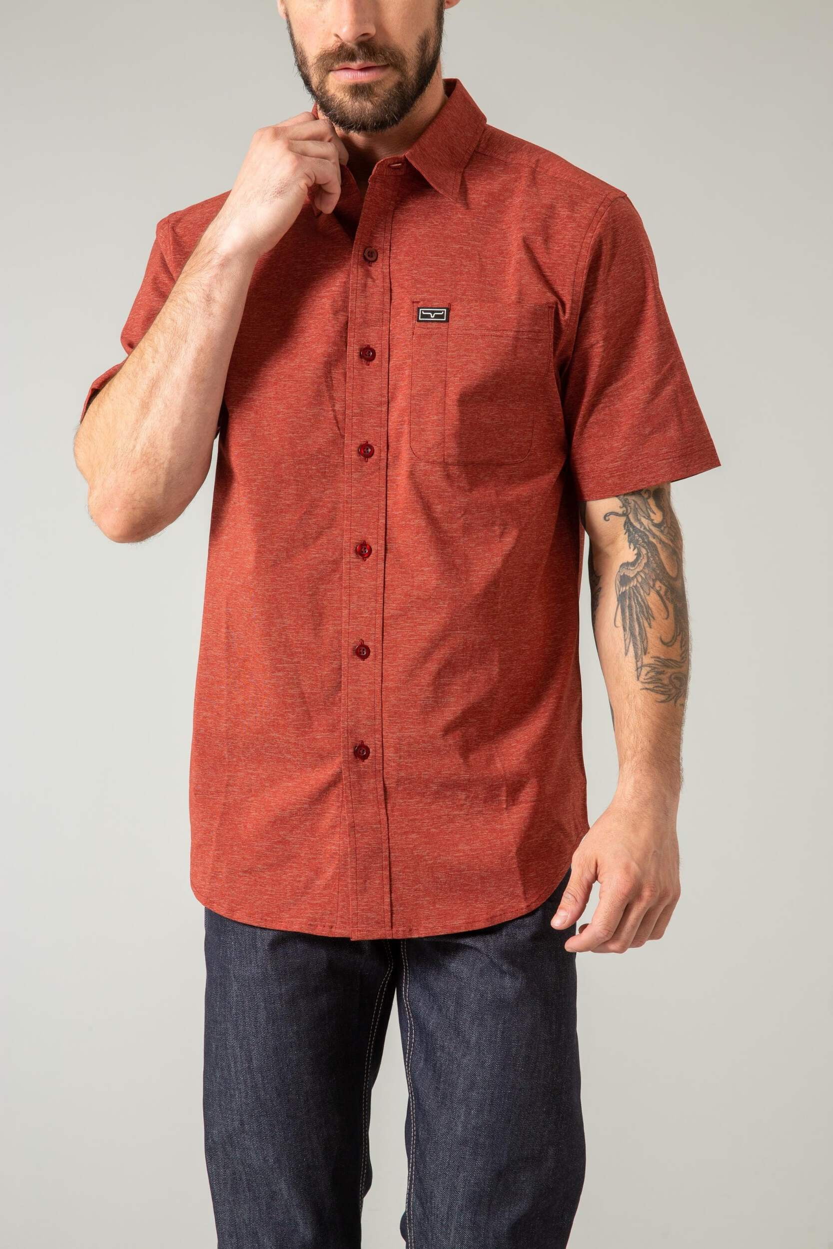 Kimes Ranch Linville Short Sleeve Dress Shirt - Walmart.com