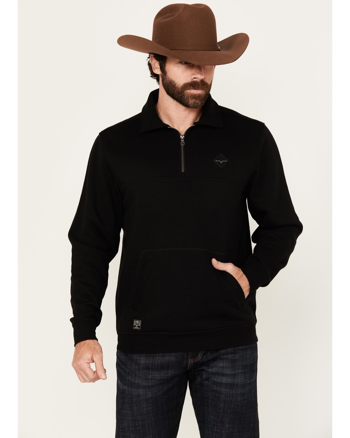 Kimes Ranch Men's Boot Barn Diamond Head Solid Logo Pullover - MSW0000010-BLK X- US - Walmart.com