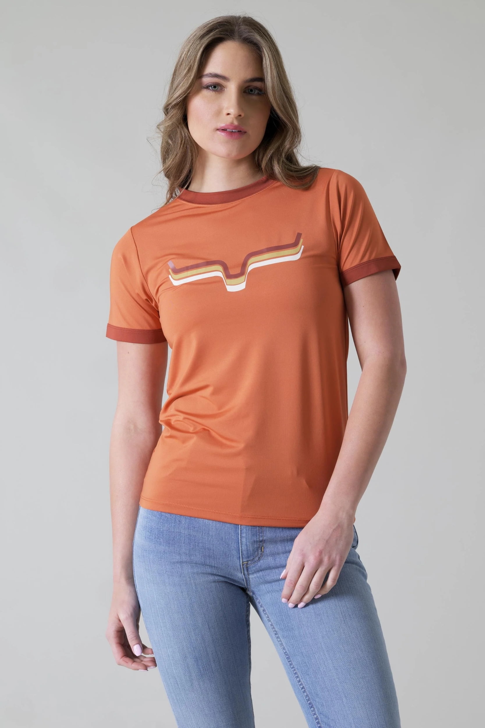Kimes Ranch Women's Rhythm Ringer Performance Tech Tee - F22-594322 XX- US - Walmart.com