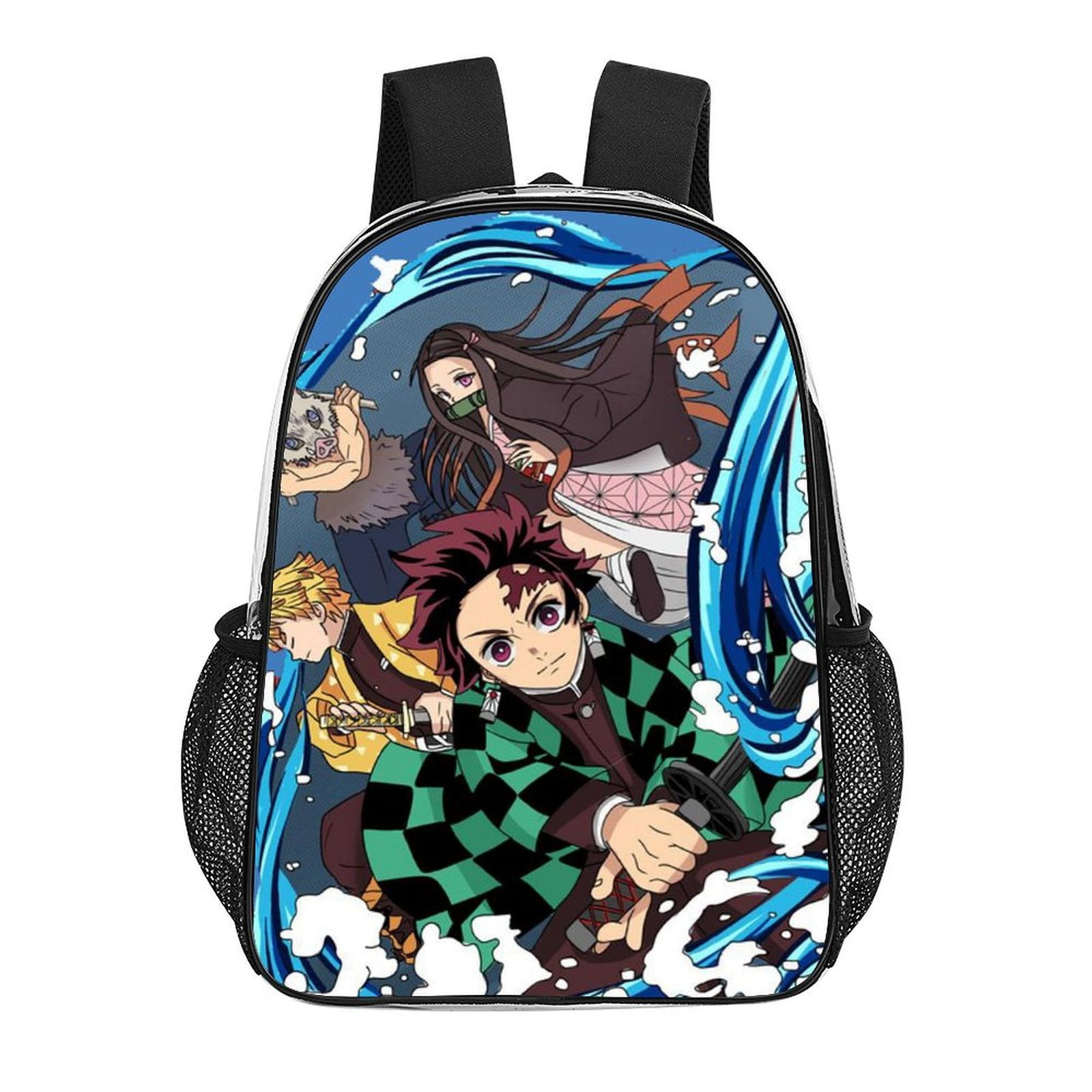 Kimetsu No Yaiba Anime Clear Backpack Large Capacity Laptop Daypack ...