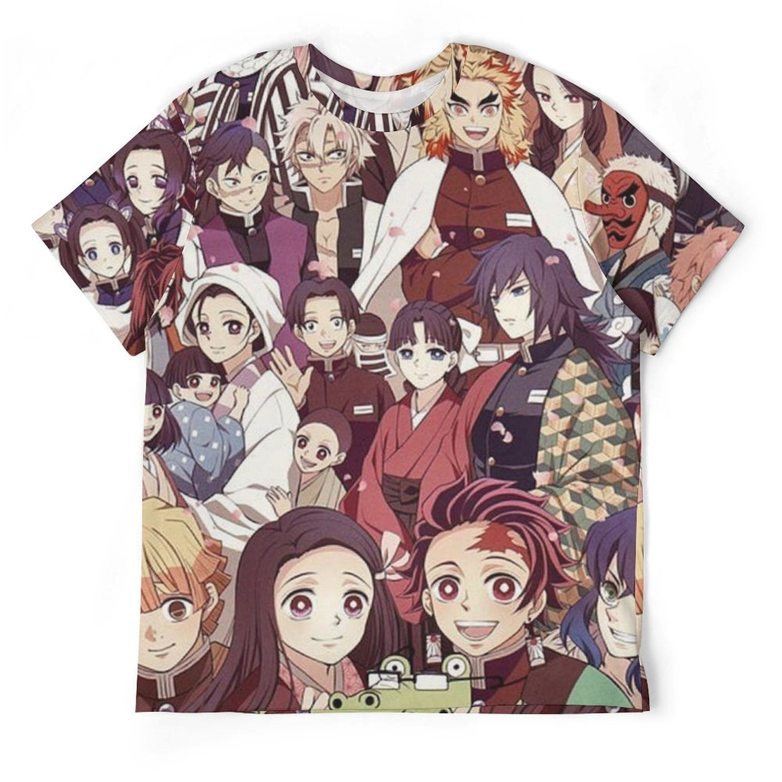 Kimetsu No Yaiba Demon Slayer Unisex T Shirt Short-sleeve Shirt For Men ...