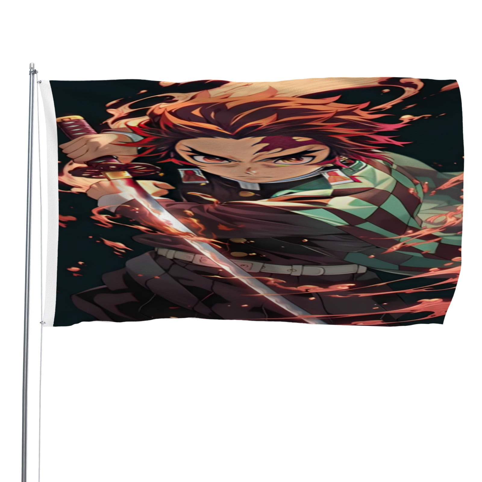 Kimetsu no Yaiba flag perfect for outdoor decoration, can be hung indoors, outdoor lawn, balcony ...