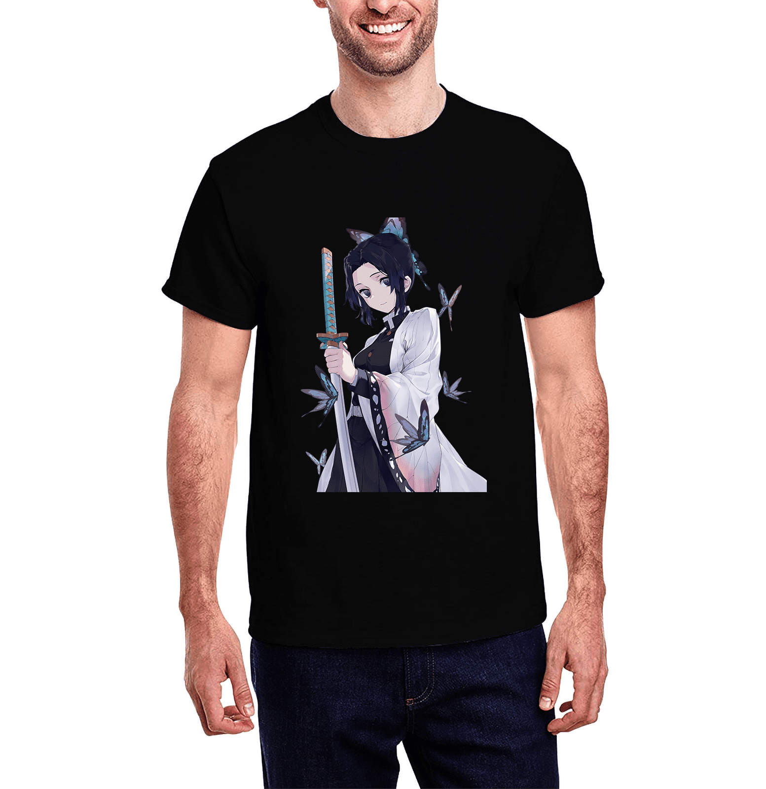 Kimetsu no Yaiba Anime printed T shirt 150 - Walmart.com
