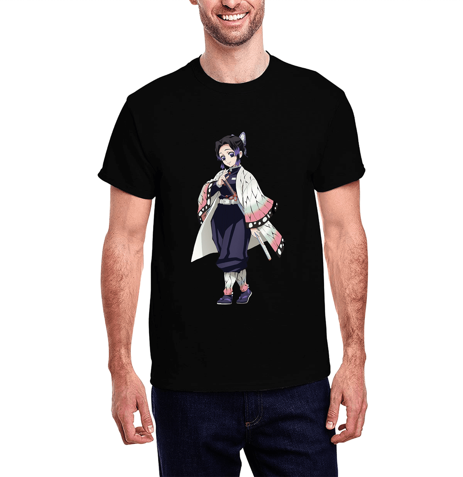 Kimetsu no Yaiba Flower Hashira Kanae Kocho Classic printed T shirt 1 ...