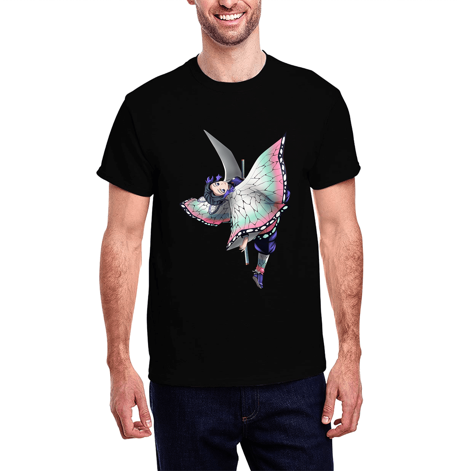 Kimetsu no Yaiba Flower Hashira Kanae Kocho Classic printed T shirt 2 ...