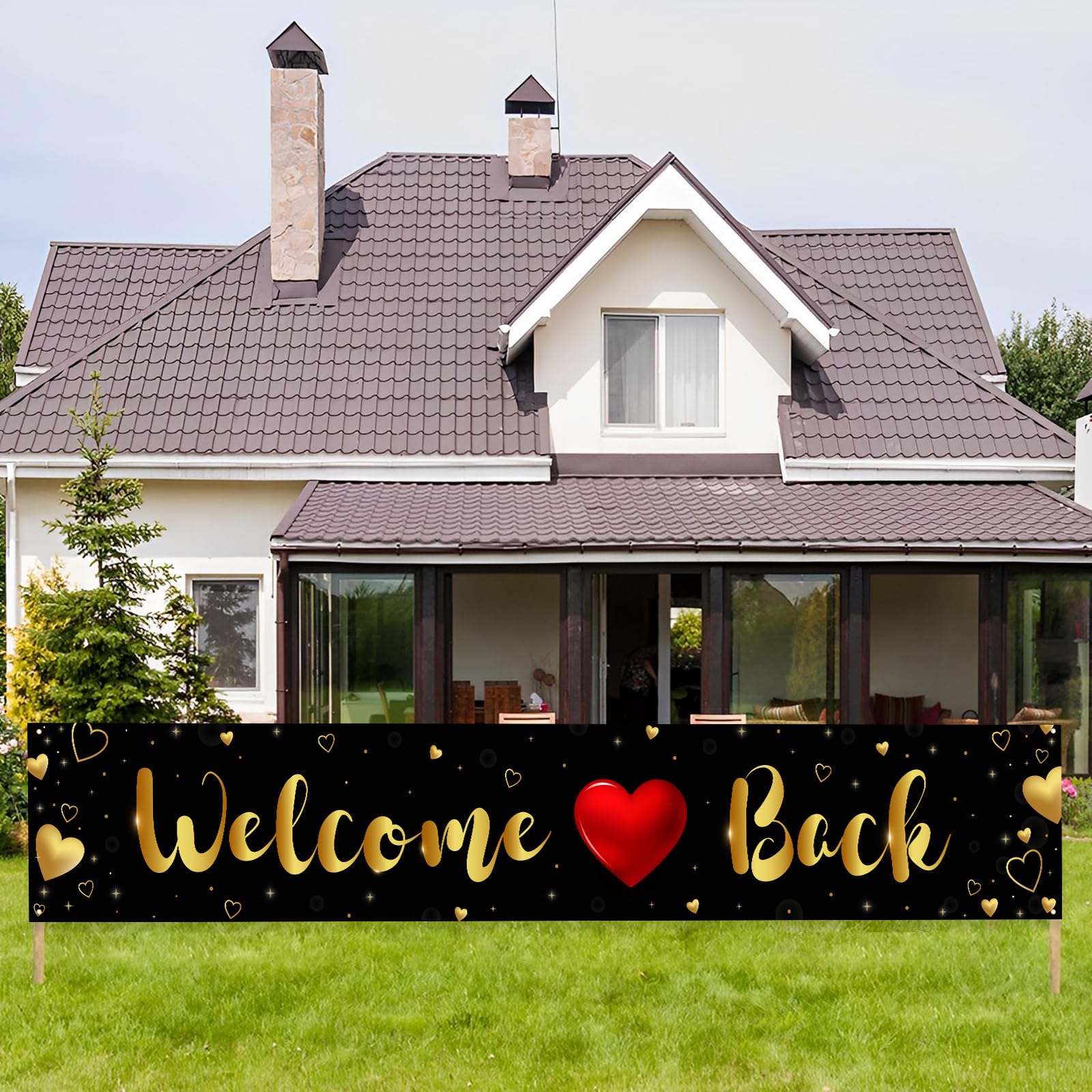 Kimini-Ki Large Welcome Back STF9 Banner for Work Office Welcome Home ...