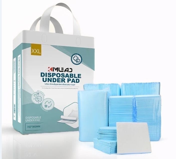 Kimlead 50 Count, XXL, 30” x 36”, Premium Disposable Bed Underpads ...