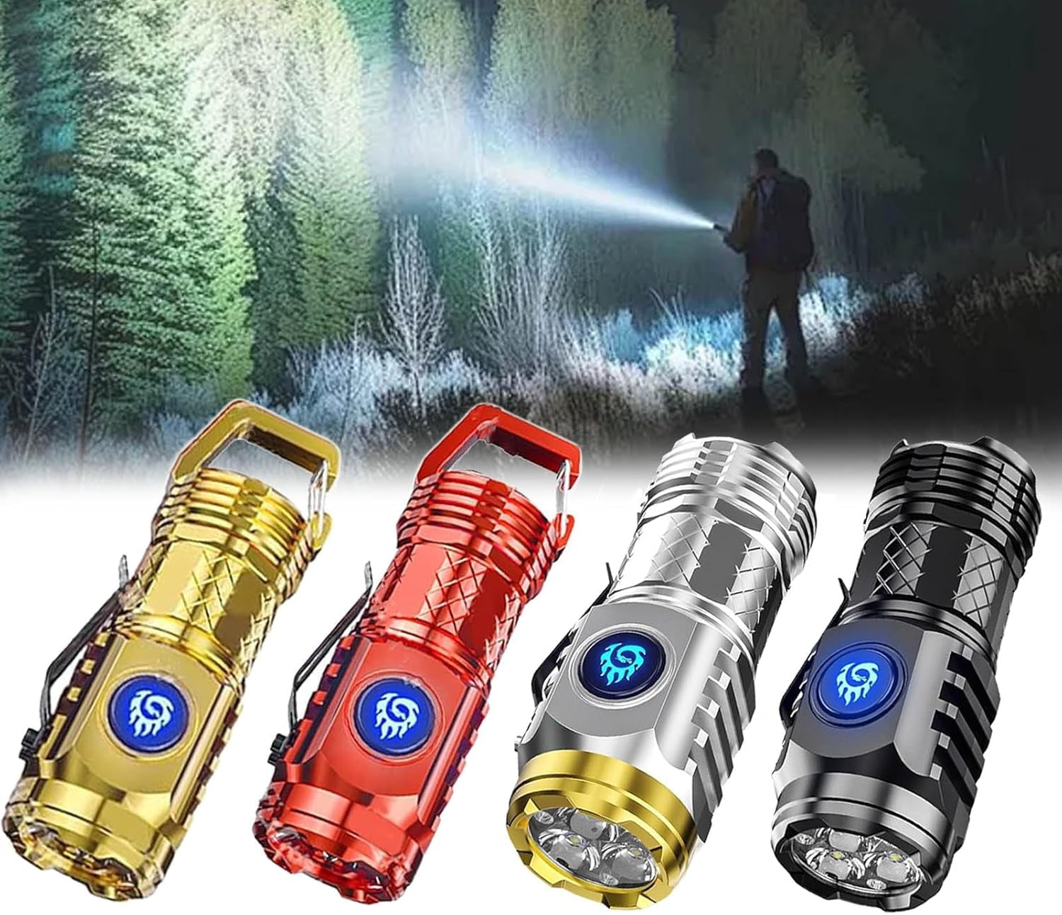 Kimmer Alista Three-Eyed Monster Mini Flash Super Power Flashlight ...