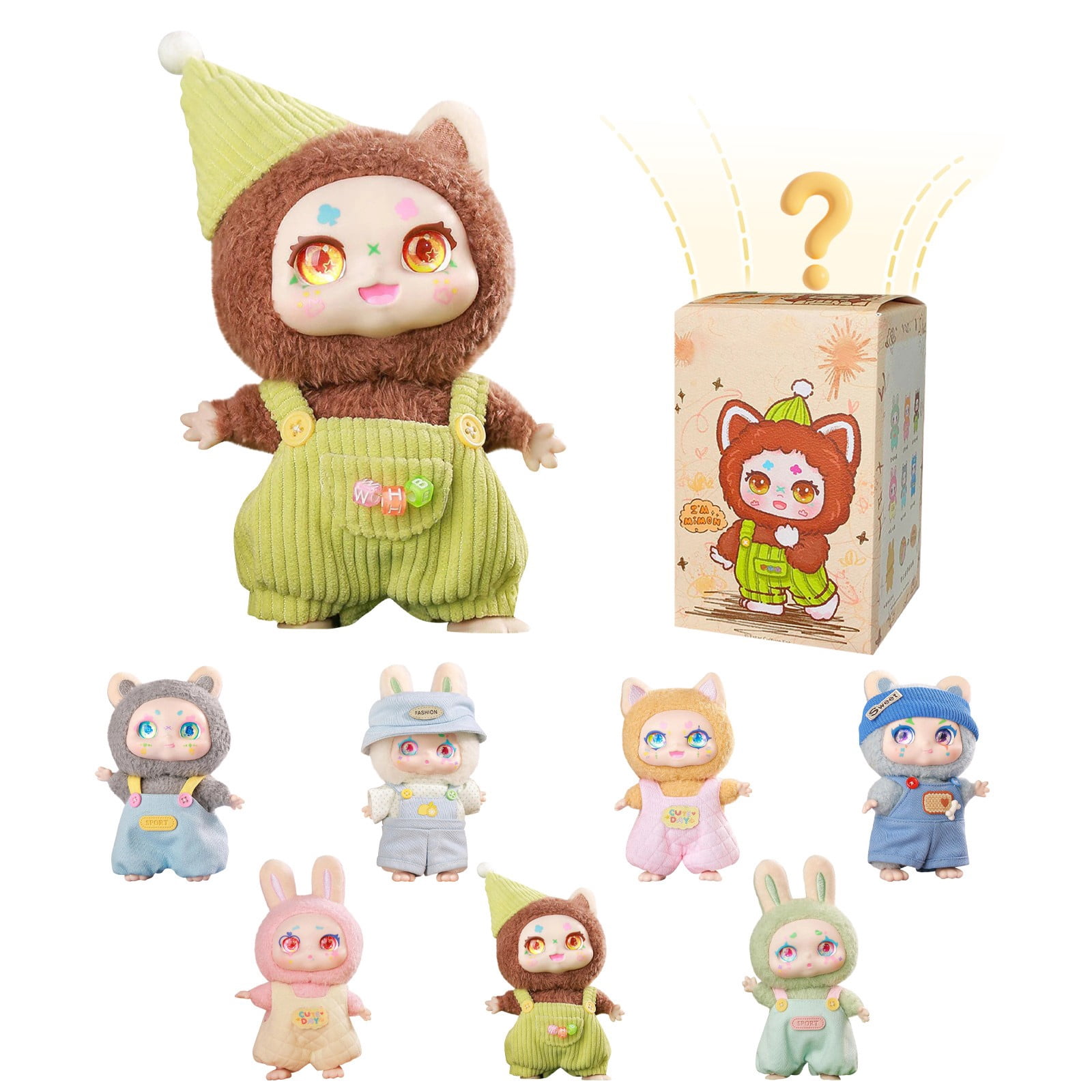 Kimmon I'm MiMON Series Plush Blind Box, 5.5" Mystery Blind Box Kimmon ...