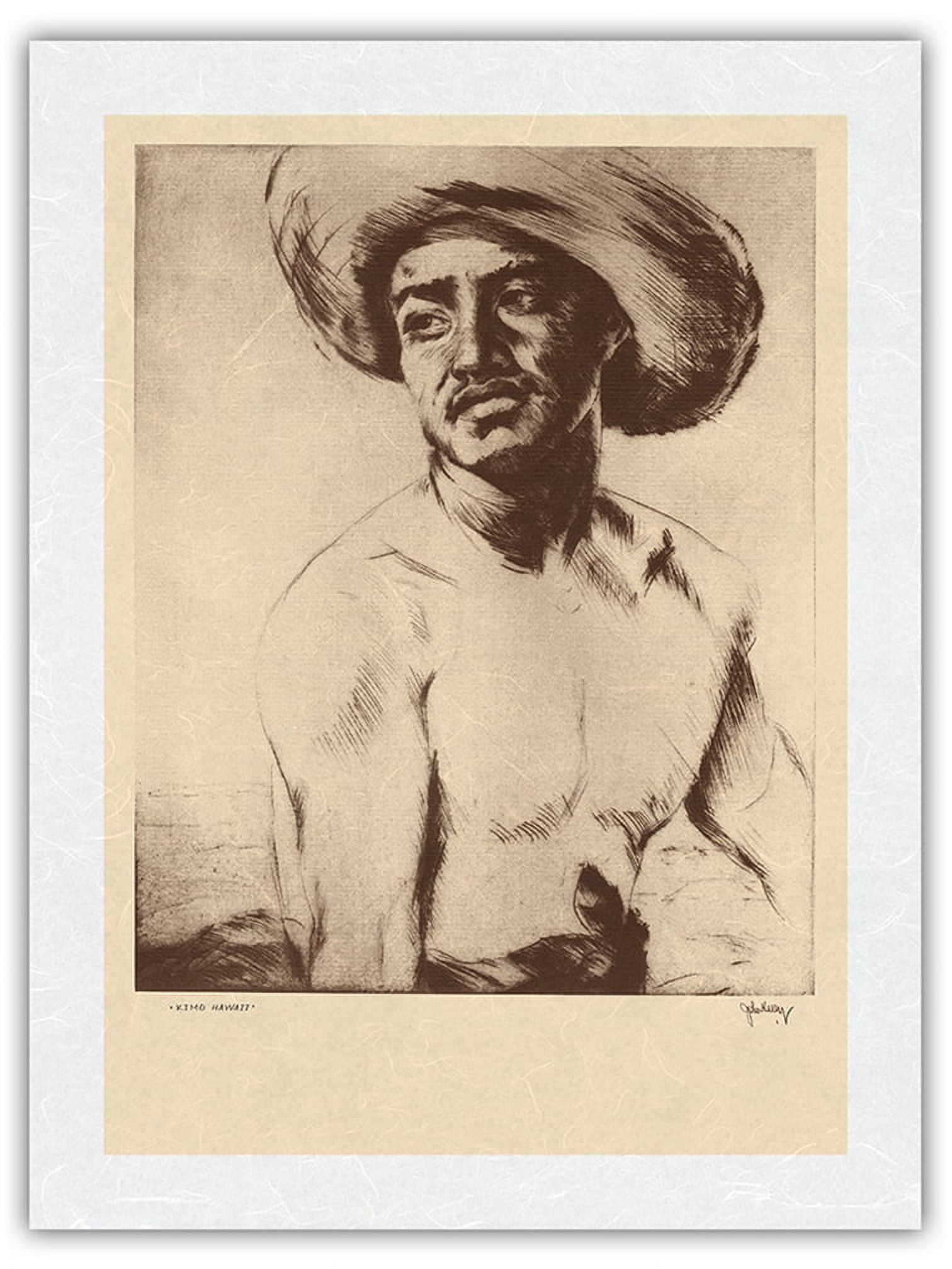 Kimo Hawaii - Native Hawaiian Man - from Etchings and Drawings of ...