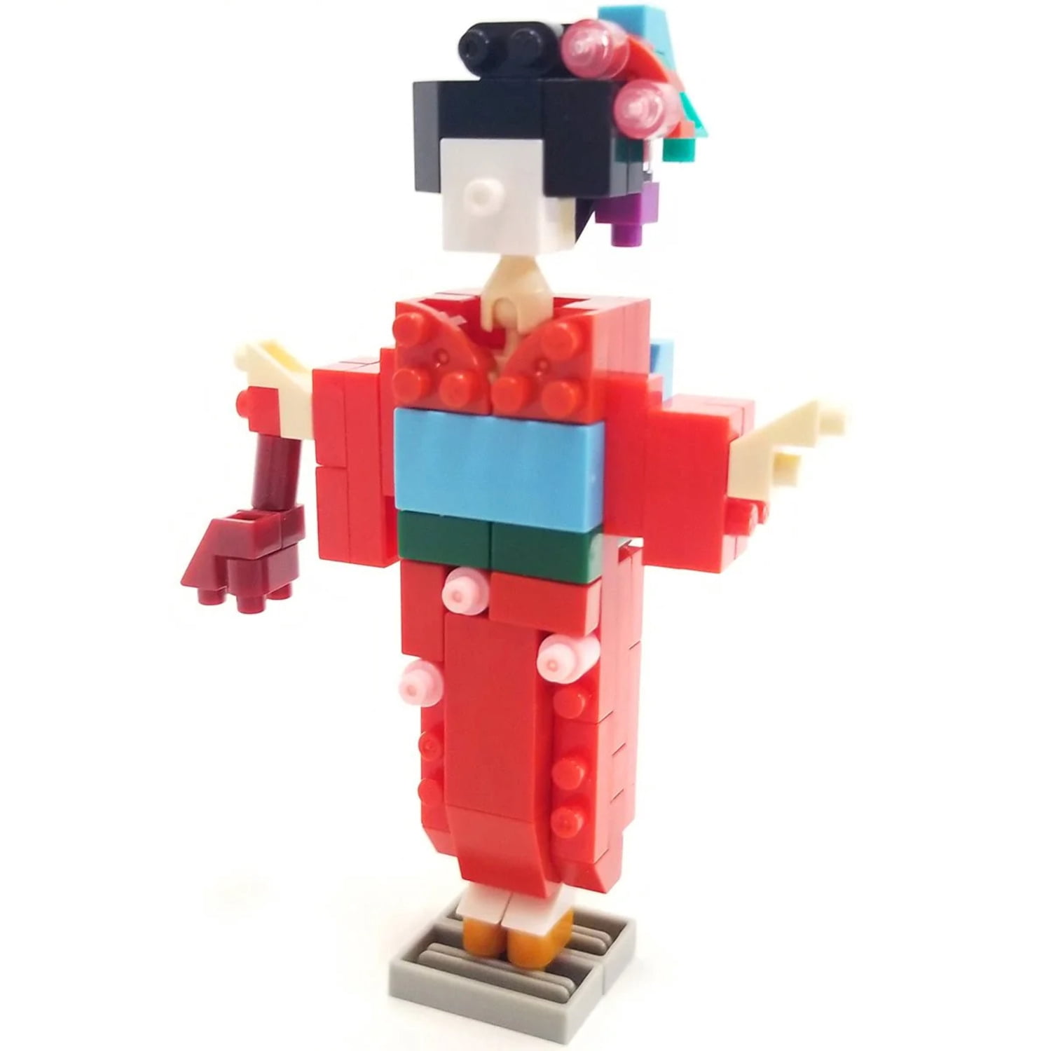 Kimono Girl Nanoblock Constructible Figure - Walmart.com