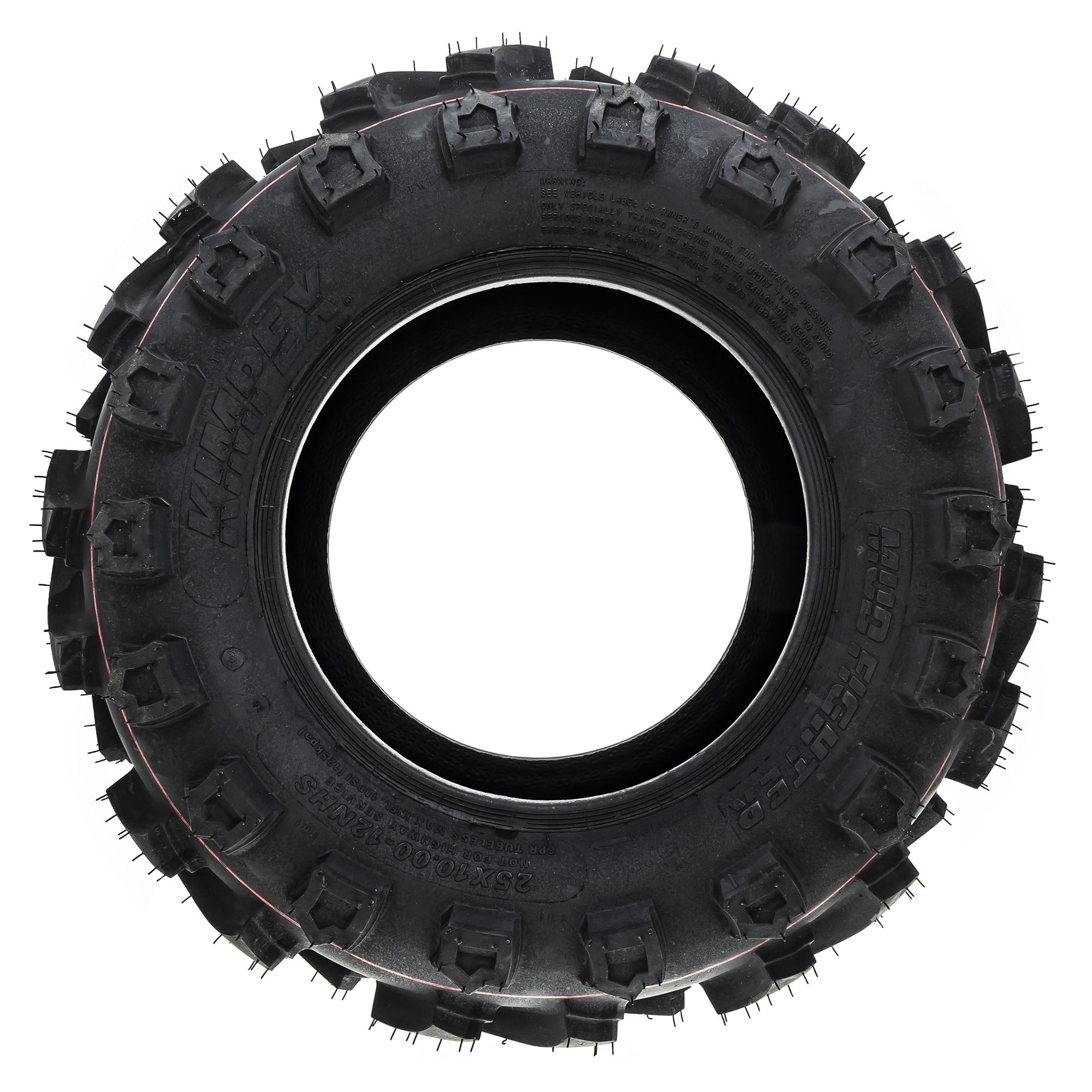 Kimpex 021116 Rear Mud Fighter Tire Bias 25X10-12 Alterra 400 450 570 ...
