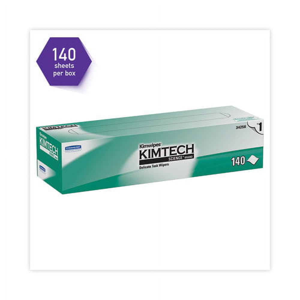 Kimtech Kimwipes Delicate Task Wipers, 1-Ply, 14.7 x 16.6, 144/Box, 15 ...
